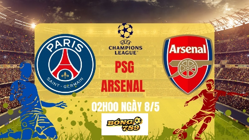Dự đoán kết quả bán kết lượt về cúp C1 giữa PSG vs Arsenal 2h ngày 08/ ...